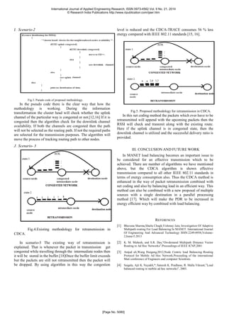 Load balancing in mobile adhoc network (MANET) | PDF