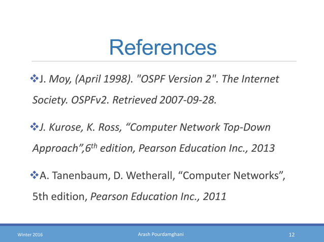Load balancing in OSPF | PPTX | Computer Networking | Computing
