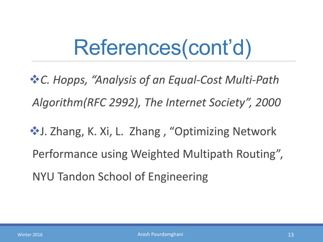 Load balancing in OSPF | PPTX | Computer Networking | Computing