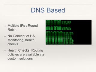 Loadbalancing In-depth study for scale @ 80K TPS | PPT