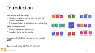 Distributed Systems: Load Balancing Techniques | PPTX