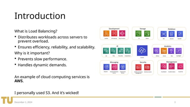 Distributed Systems: Load Balancing Techniques | PPTX