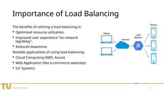 Distributed Systems: Load Balancing Techniques | PPTX