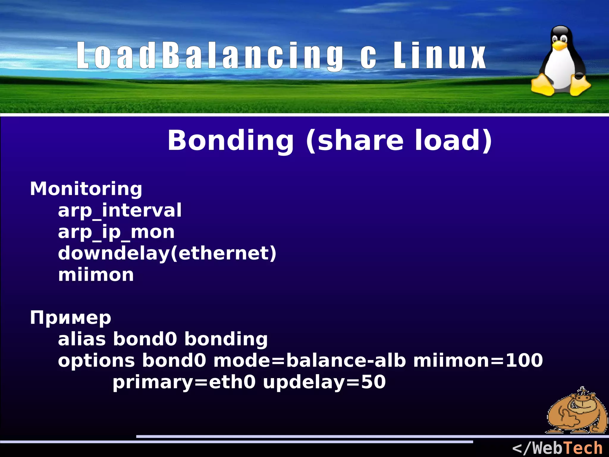 Load balancing with Linux | ODP | Computer Networking | Computing