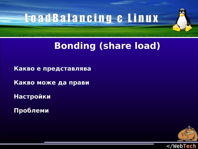 Load balancing with Linux | ODP | Computer Networking | Computing