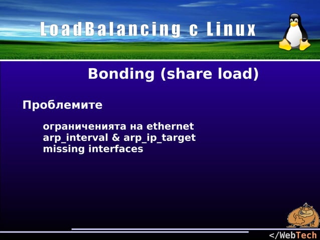 Load balancing with Linux | ODP | Computer Networking | Computing
