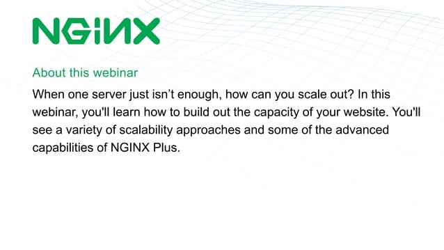 Load Balancing And Scaling With Nginx Ppt