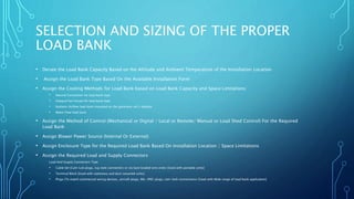 Load banks | PPTX
