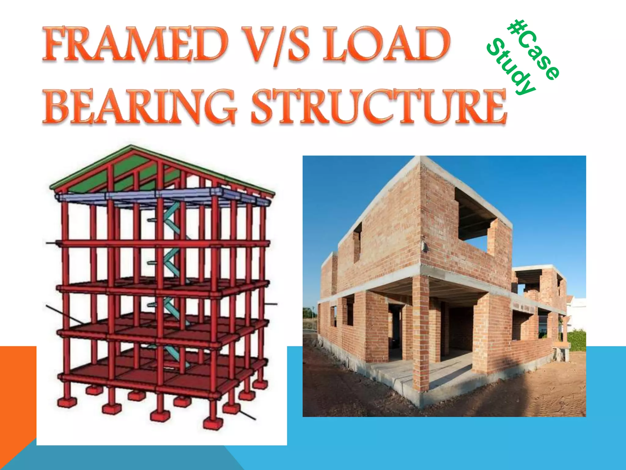 Load bearing vs frame structure(case study) | PPTX