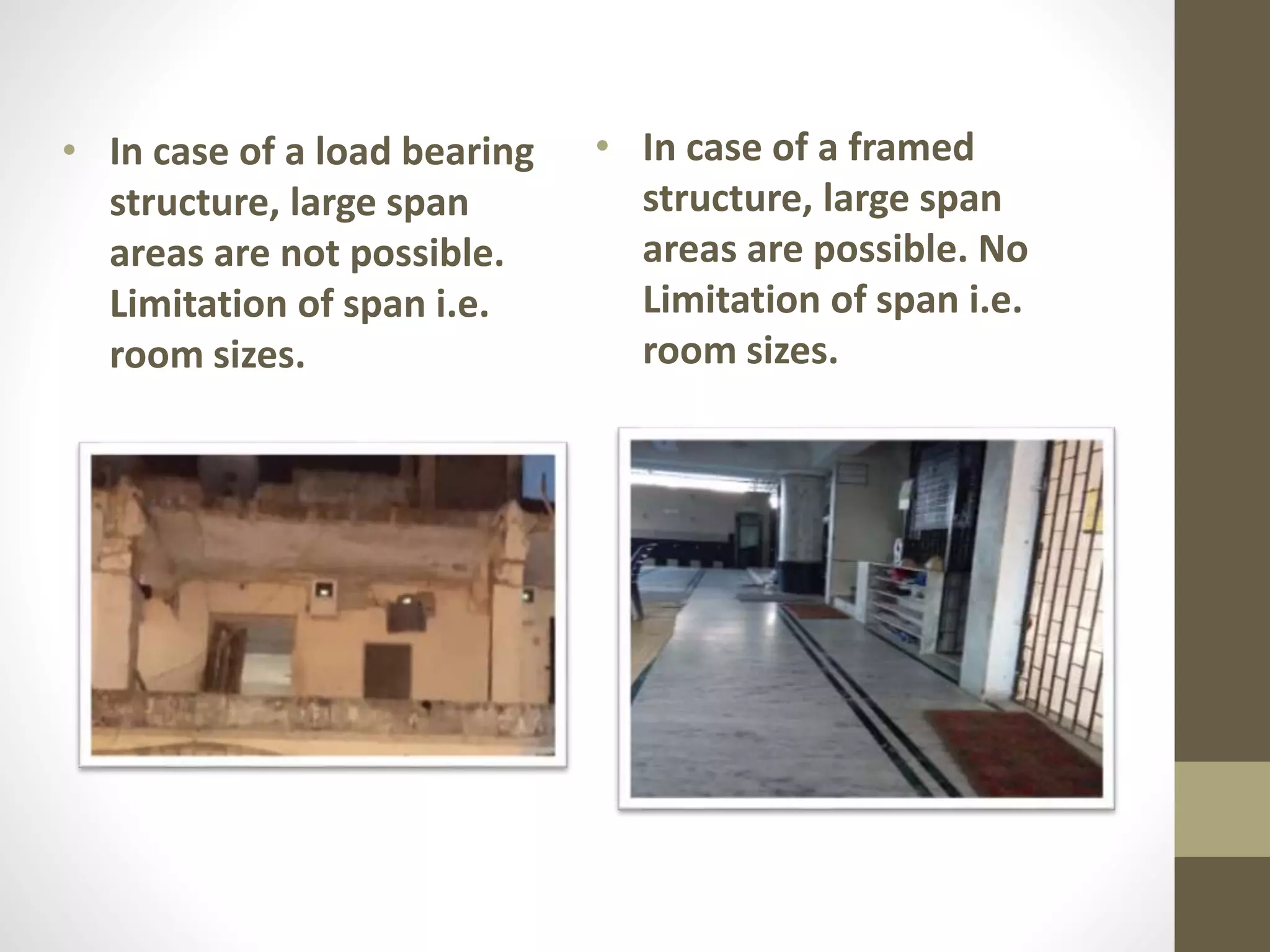 Load bearing vs frame structure(case study) | PPTX