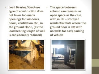 Load bearing vs frame structure(case study) | PPT