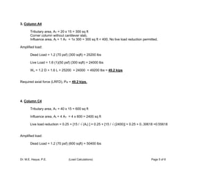 Load calculations | PDF