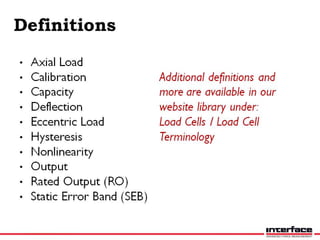 Load Cell 101 Webinar Slides | PPT