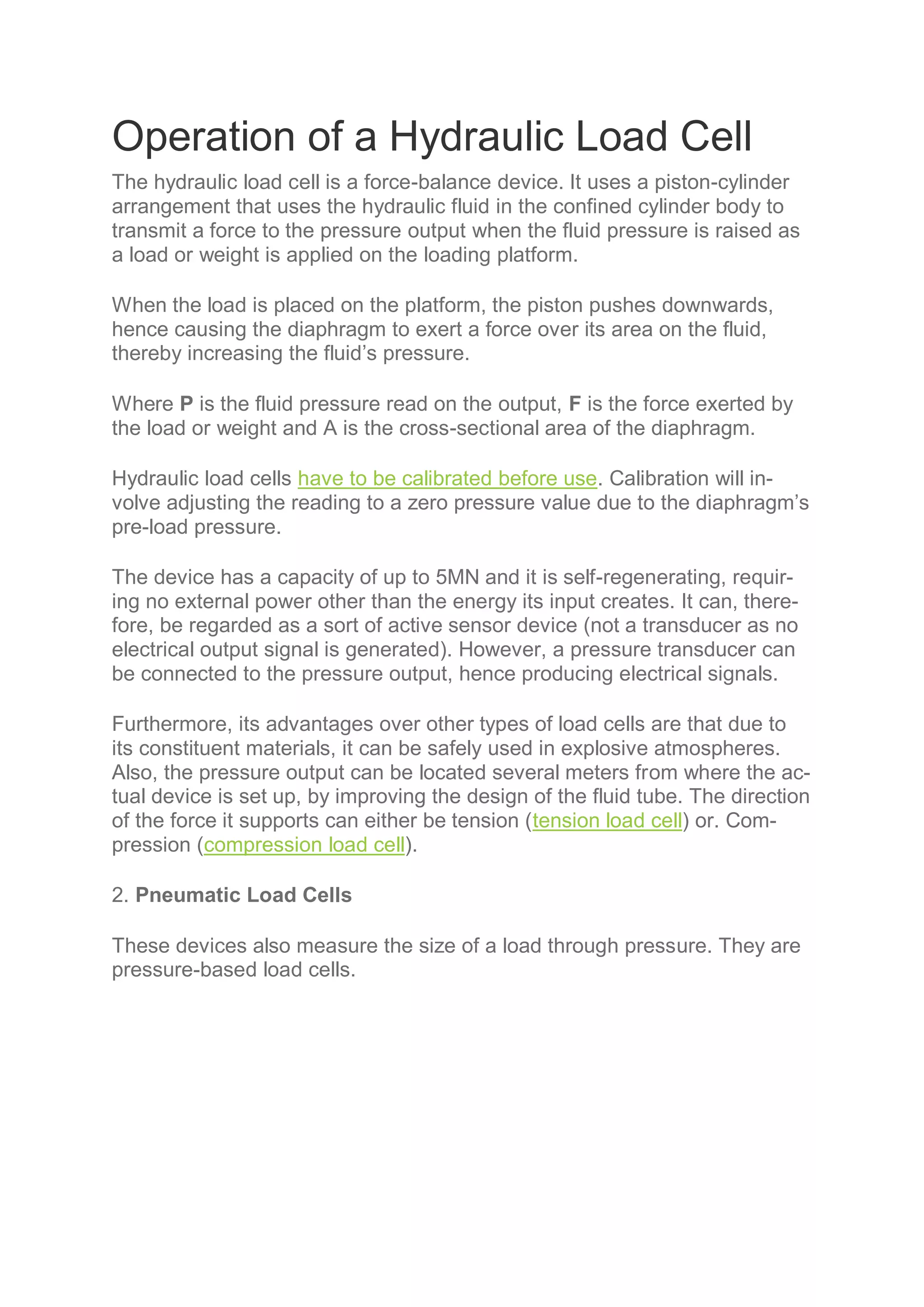 An In-Depth look at Load Cell Materials | PDF
