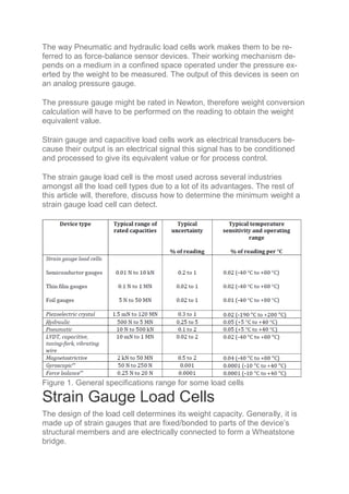What is a Load Cells Minimum Weight? | PDF