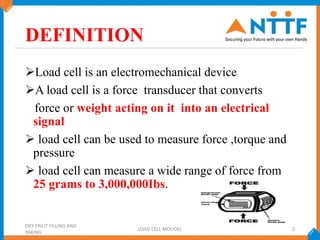 Load cell module batch 05 th madhavan (2) | PPTX