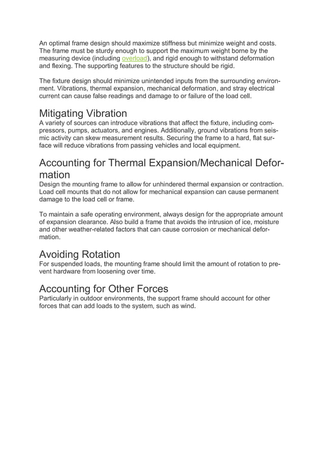 Load Cell Mounting and Installation Best Practices | PDF | Science
