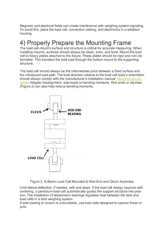 Load Cell Mounting and Installation Best Practices | PDF