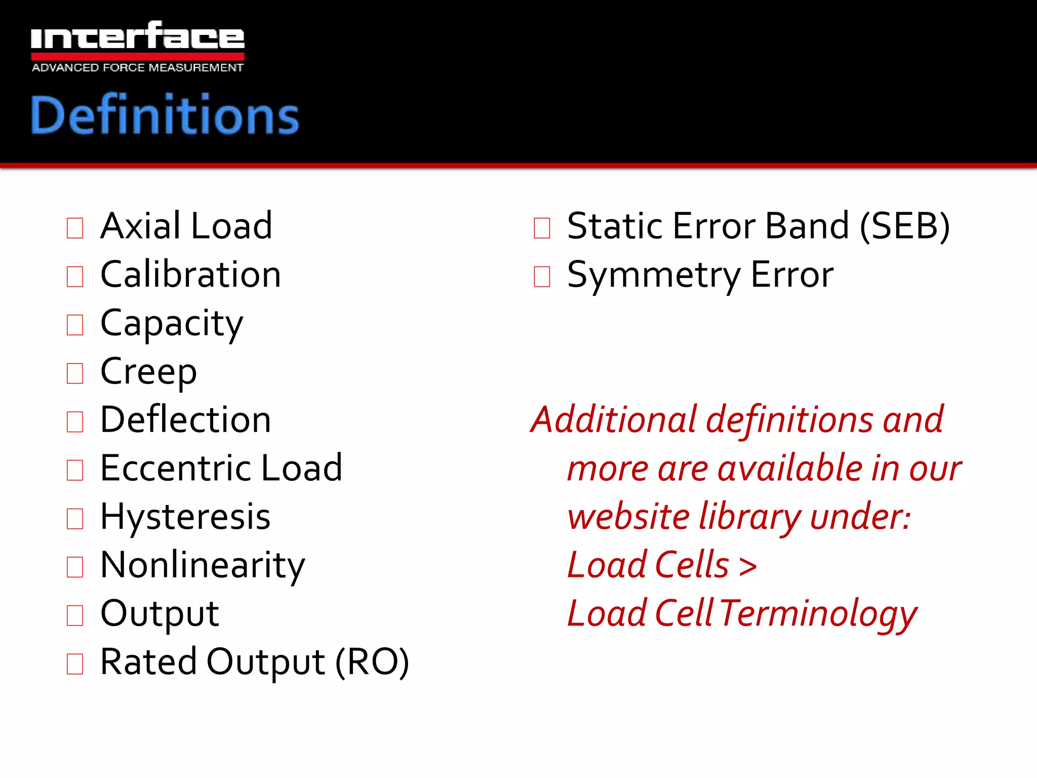 Load Cells 101 Presentation | PPTX