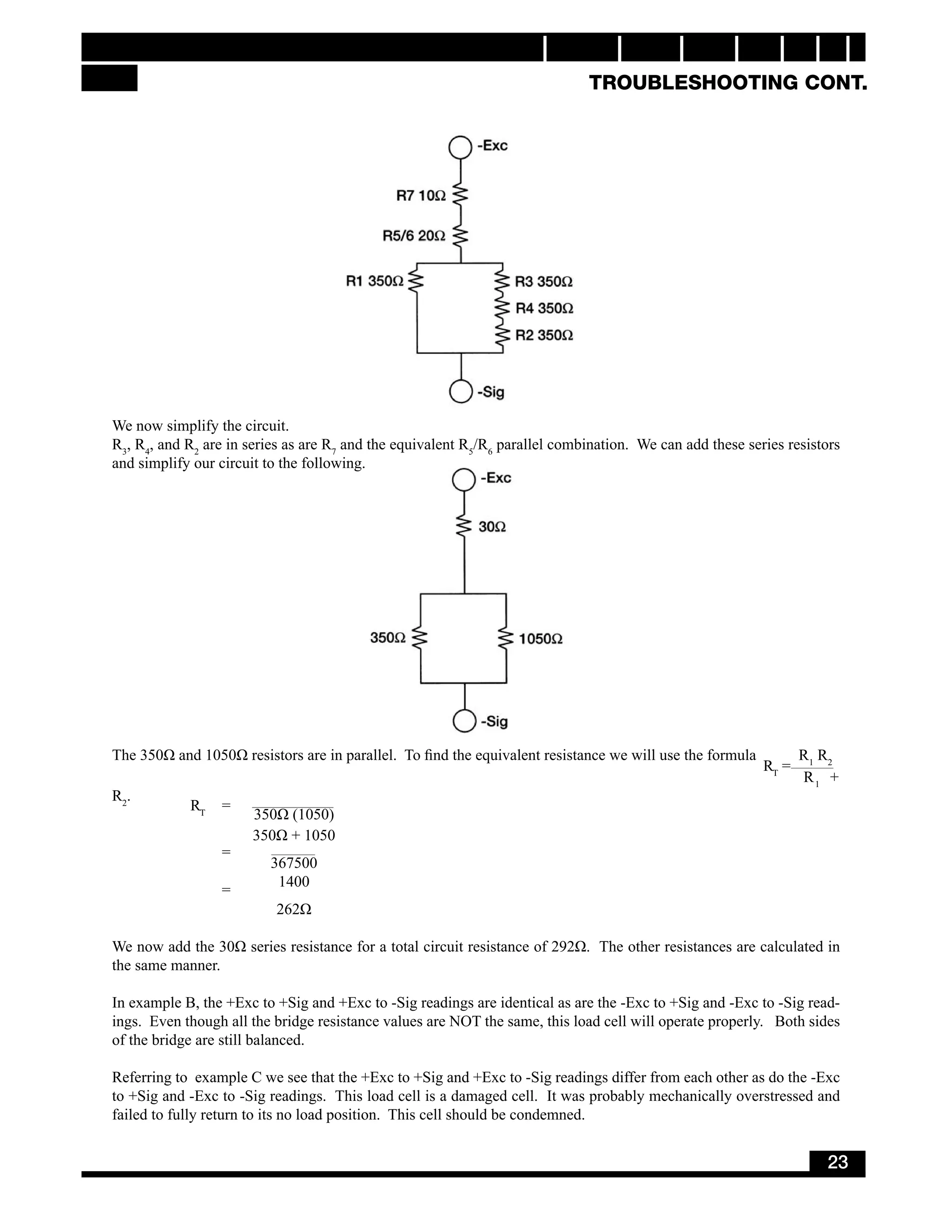 Loadcell troubleshooting | PDF