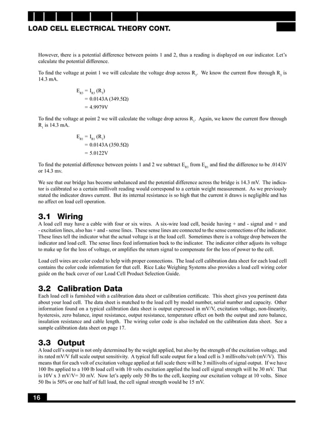 Loadcell troubleshooting | PDF