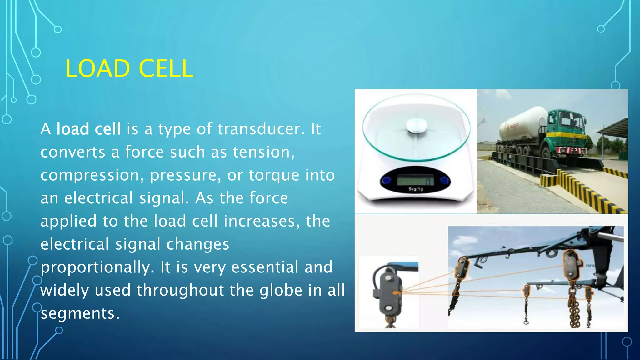 Load cell (weighing system) | PPTX