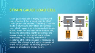 Load cell (weighing system) | PPTX
