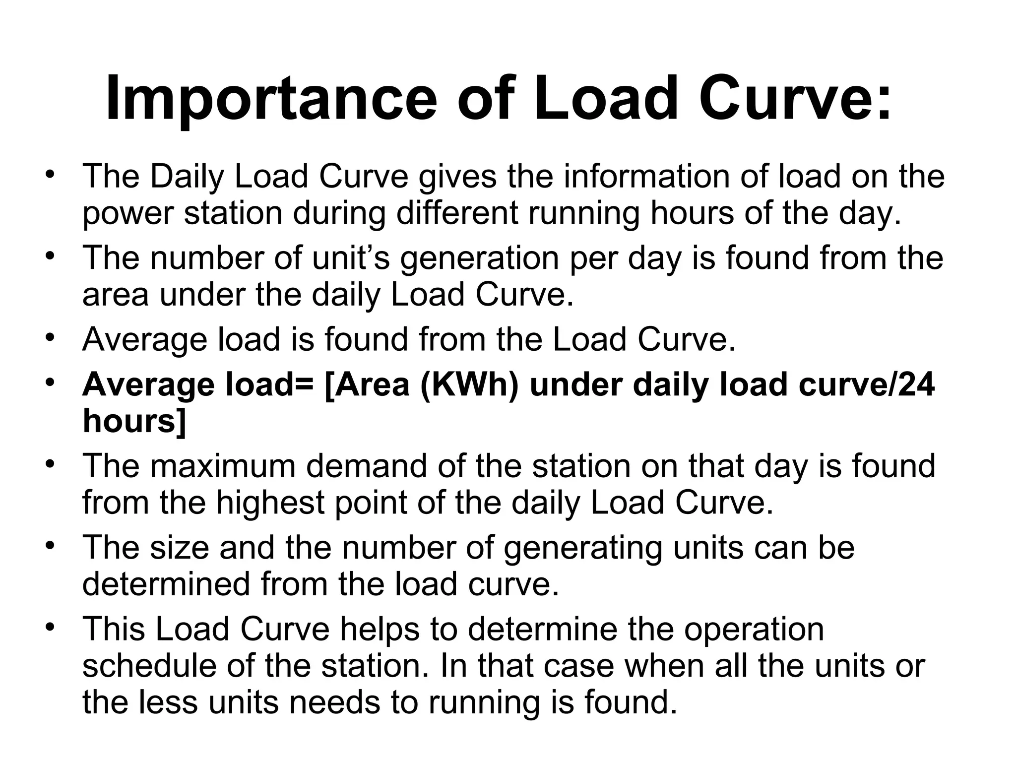 Load curve | PPT
