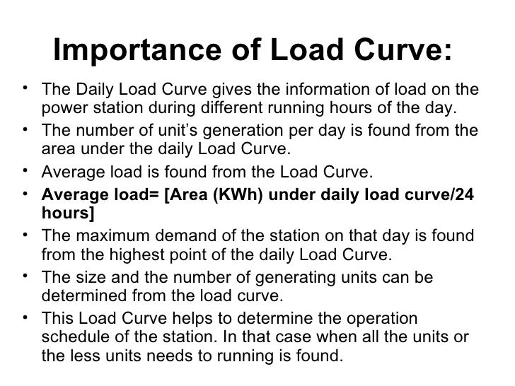 Load curve