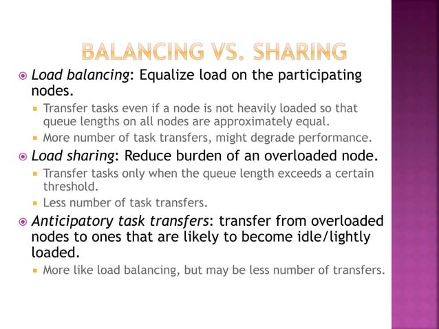 Types Of Load Distributing Algorithm In Distributed System