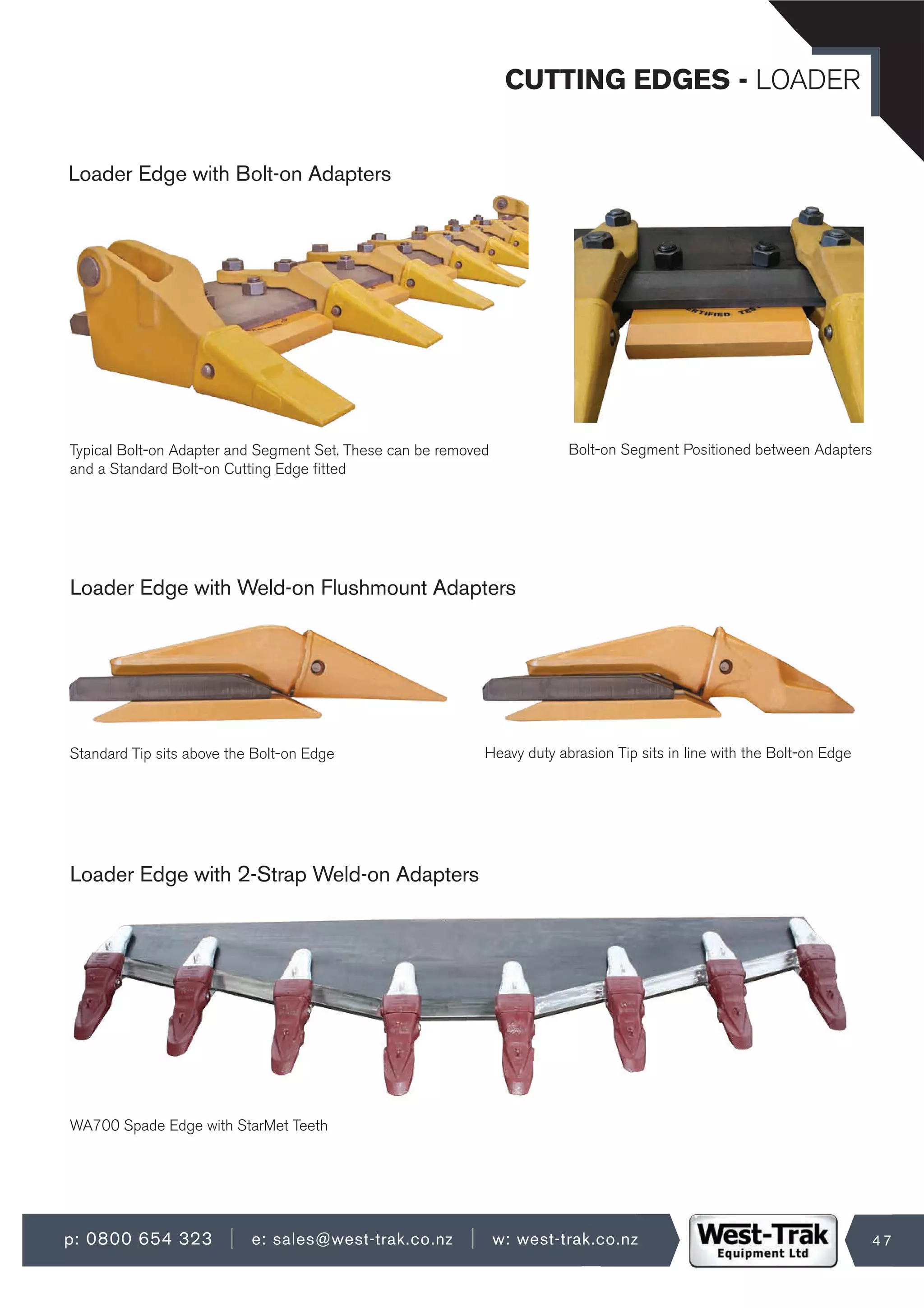 Cutting Edges - Loader Edges | PDF