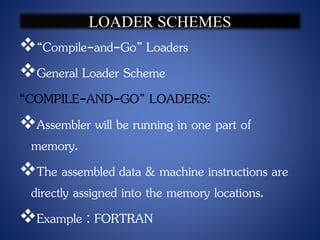 Loaders | PPTX | Operating Systems | Computer Software and Applications