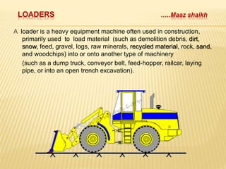 Loaders in Construction | PPTX