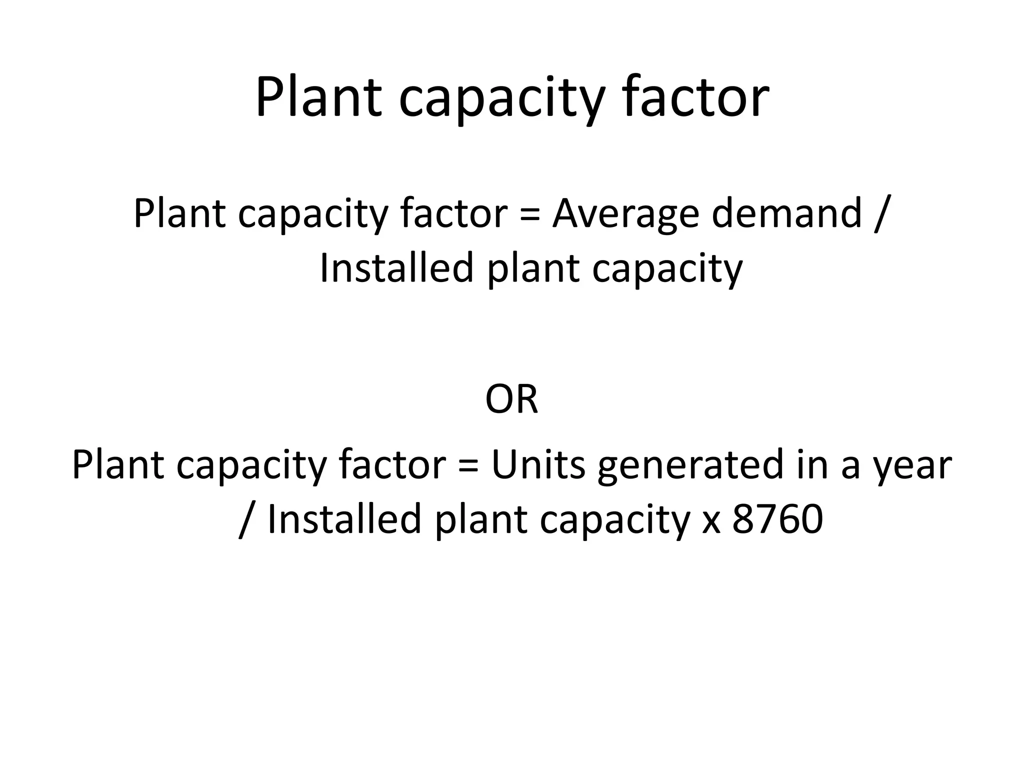 Load factor and demand factor | PPTX