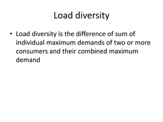 Load factor and demand factor | PPTX