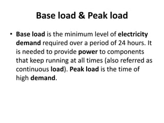 Load factor and demand factor | PPTX