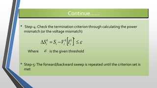 Load flow analysis of radial distribution system | PDF