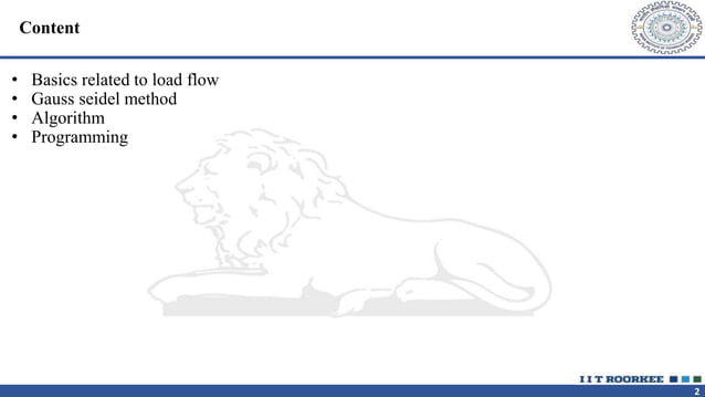 load flow analysis for power system analysis | PPT