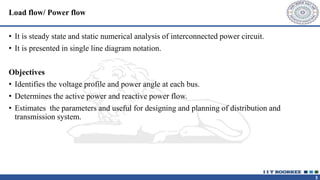 load flow analysis for power system analysis | PPTX