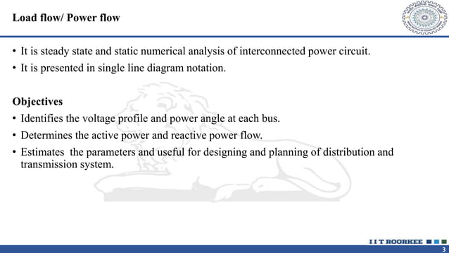 load flow analysis for power system analysis | PPTX