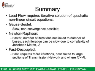 Load Flow Analysis for electricity purpose | PPT