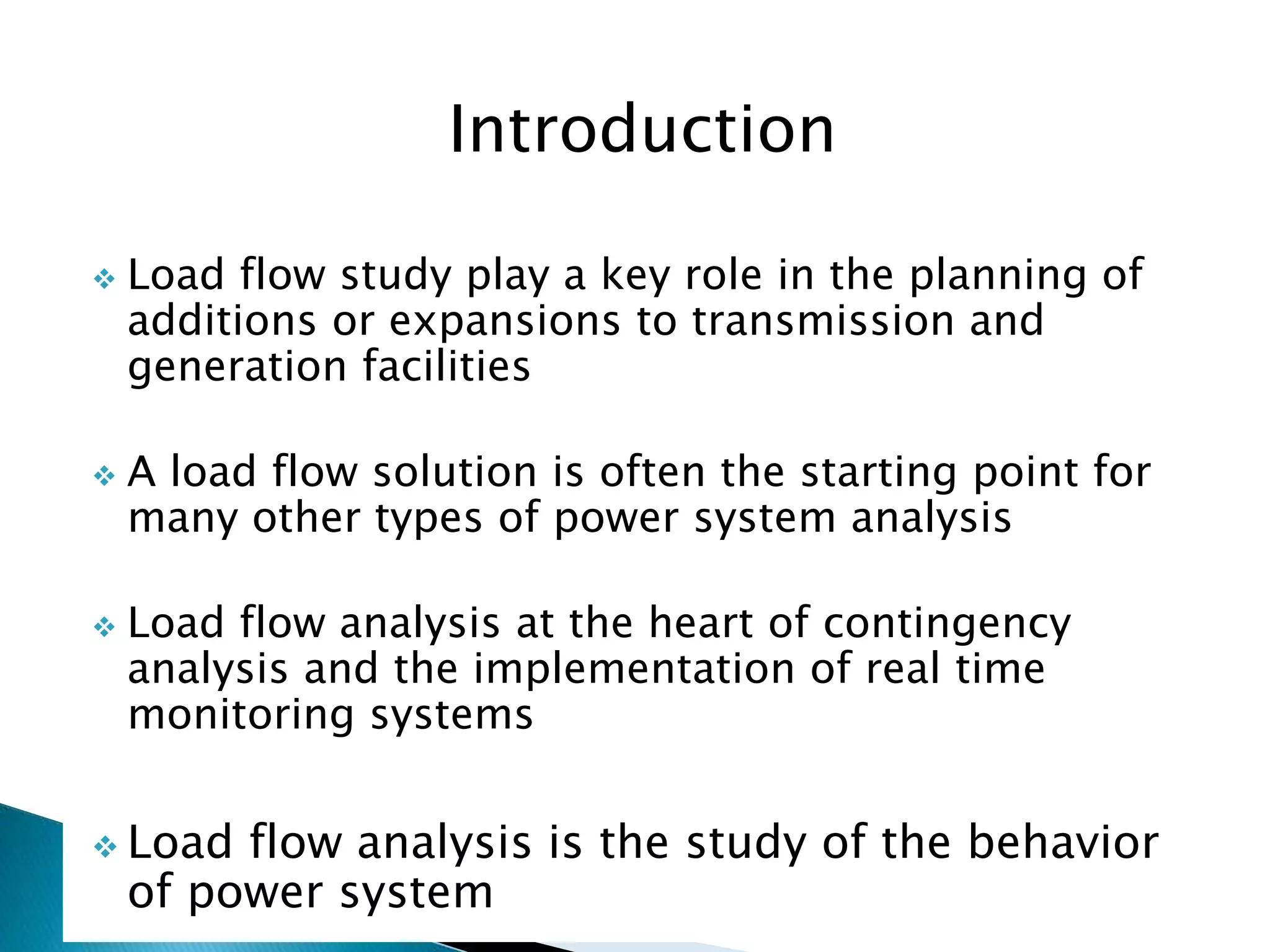 Load Flow Analysis Of 132 Kv Substation Using Etap Pptx