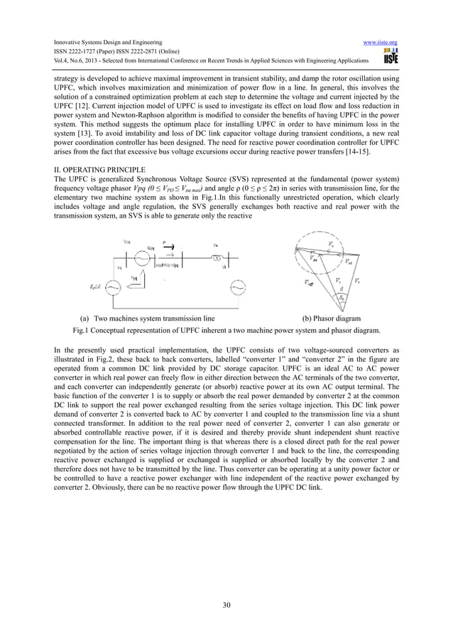 Load flow analysis with upfc under unsymmetrical fault condition | PDF