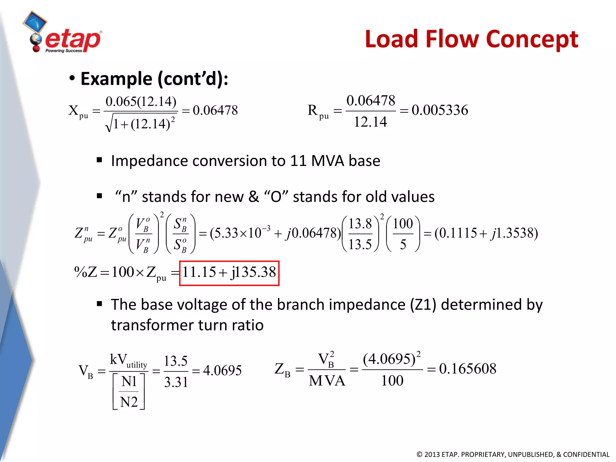 ETAP - Load flow and panel rev2014-1 | PDF