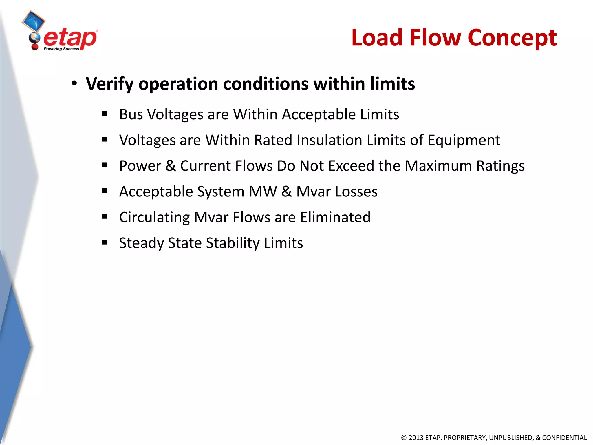 ETAP - Load flow and panel rev2014-1 | PDF