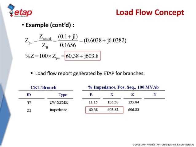 ETAP - Load flow and panel rev2014-1 | PDF