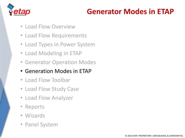ETAP - Load flow and panel rev2014-1 | PDF