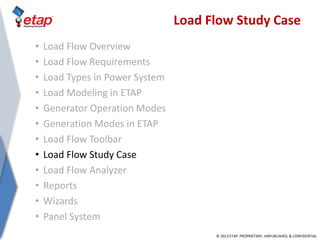 ETAP - Load flow and panel rev2014-1 | PDF