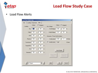 ETAP - Load flow and panel rev2014-1 | PDF