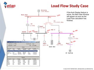 ETAP - Load flow and panel rev2014-1 | PDF